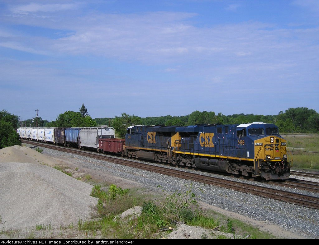 CSXT 5499 On CSX Q 507 Southbound
